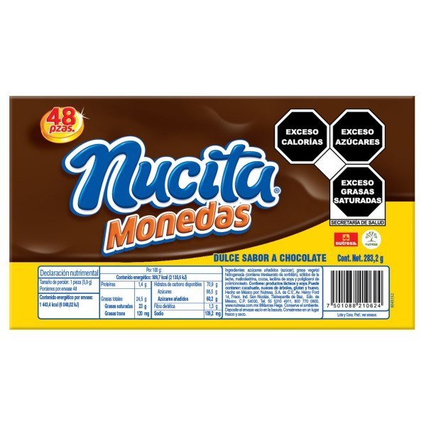 Chocolate Moneda Nucita C48 Pz 4897 Comercial Treviño
